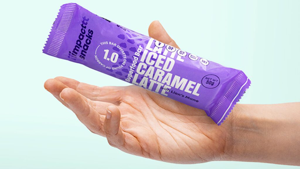 Empaques de snacks compostables y con huella de carbono cero